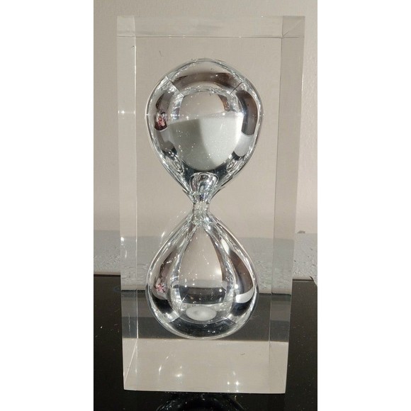 Art | 197s Floating Hourglass In Lucite Sculpture Attto Pierre Giraudon ...